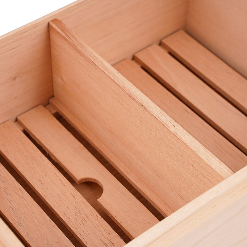 SPANISH CEDAR FERMENTATION CIGAR HUMIDOR BOX 50 COUNT – CIGARISM